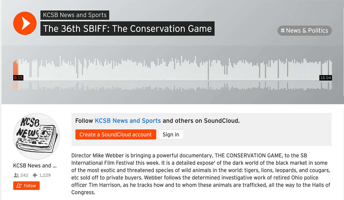 The Conservation Game | Press Coverage - The Conservation Game